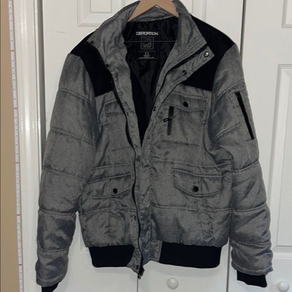 Distortion | Jackets & Coats | Distortion Mens Twotone Puffer Jacket ...